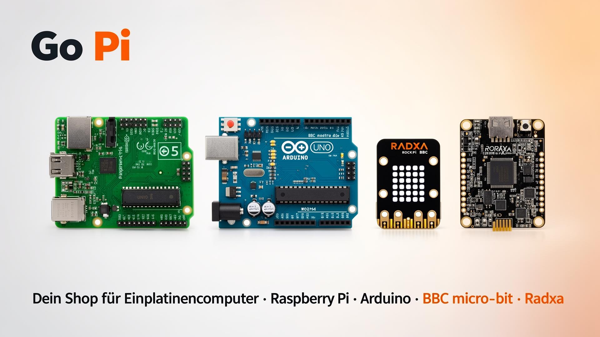 Raspberry Pi & Einplatinencomputer Shop | Go Pi